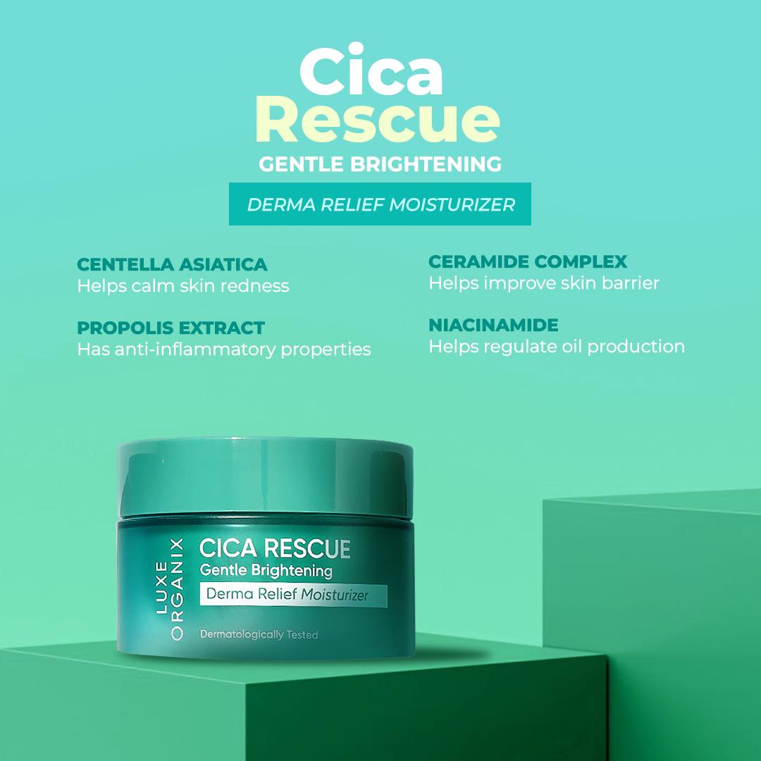 Cica Rescue Gentle Brightening Derma Relief Moisturizer 50g | LOBeauty ...