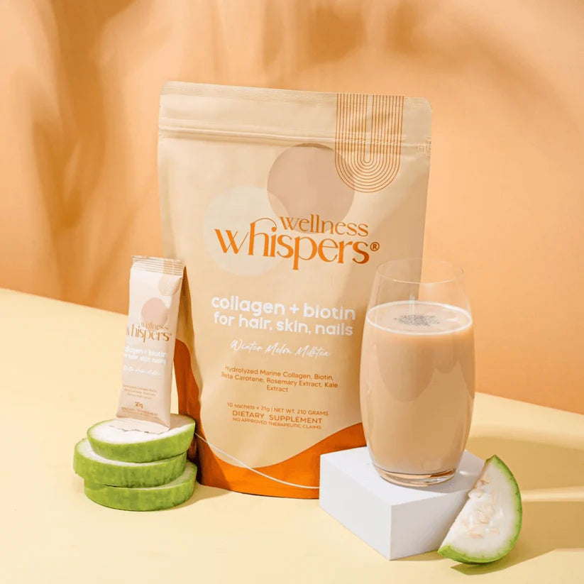 Wellness Whispers Collagen + Biotin Melon Milk tea | LOBeauty | Shop ...