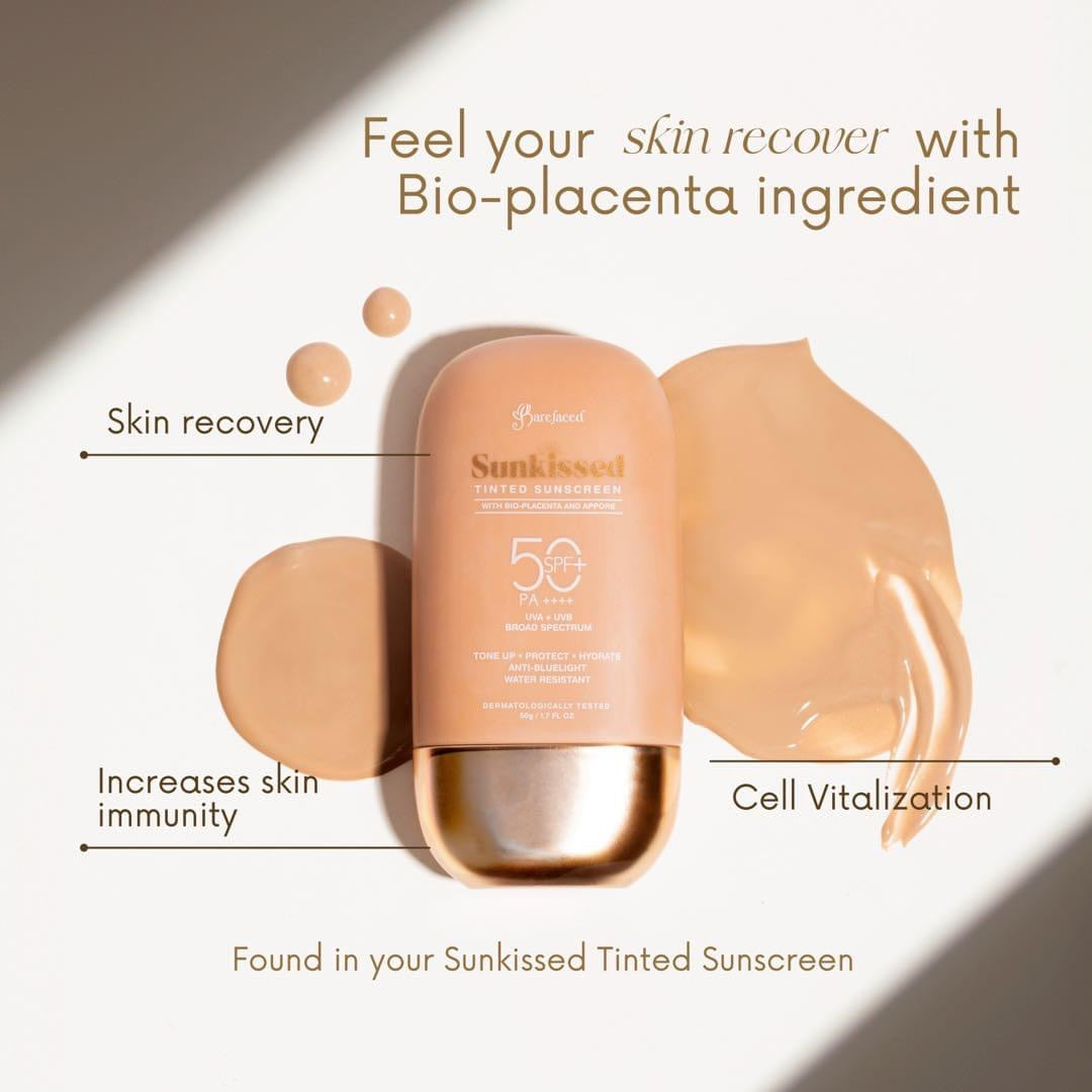 Barefaced Sunkissed Tinted Sunscreen SPF50+ PA++++ 50g | LOBeauty ...