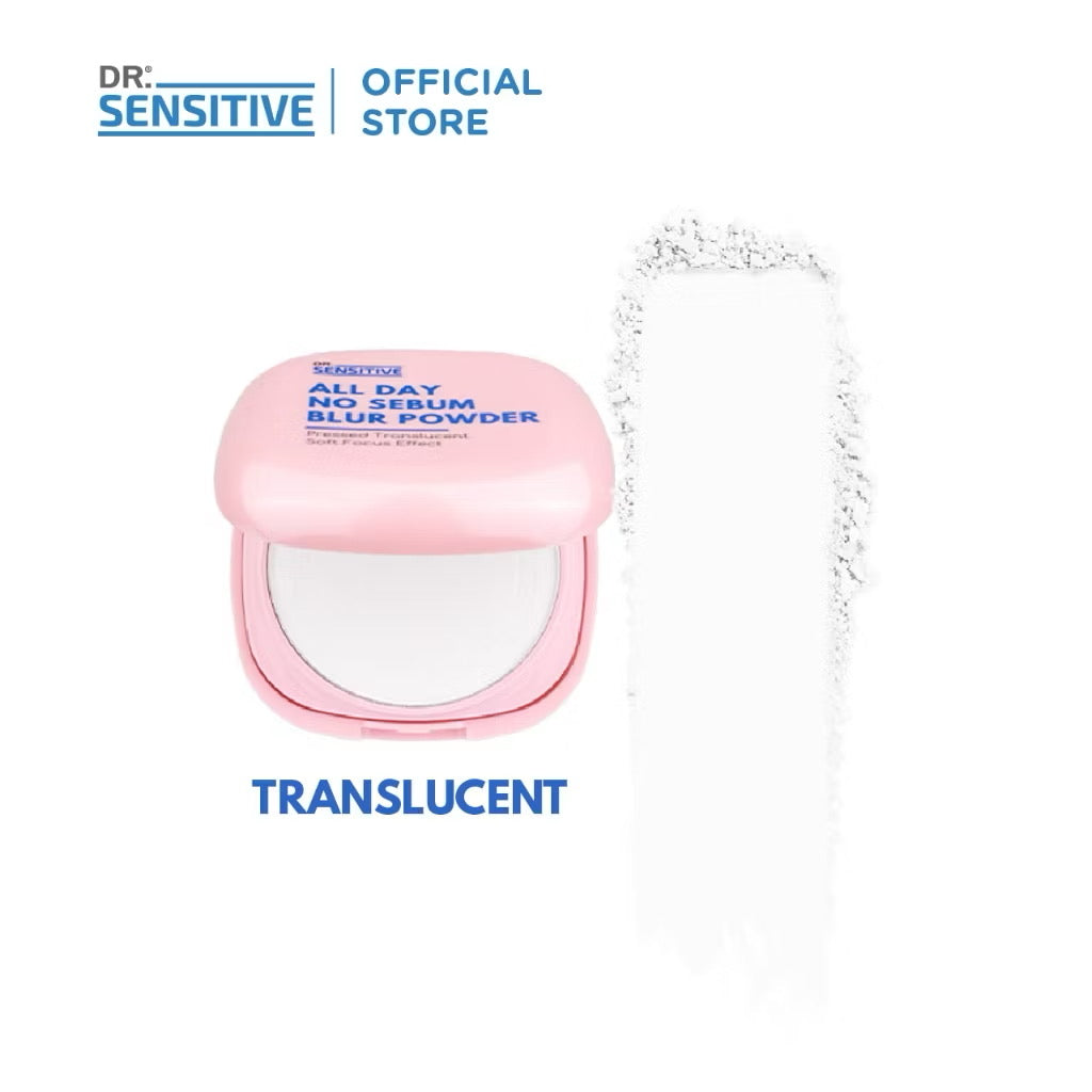 Dr. Sensitive All Day No Sebum Blur Pressed Powder - Translucent ...