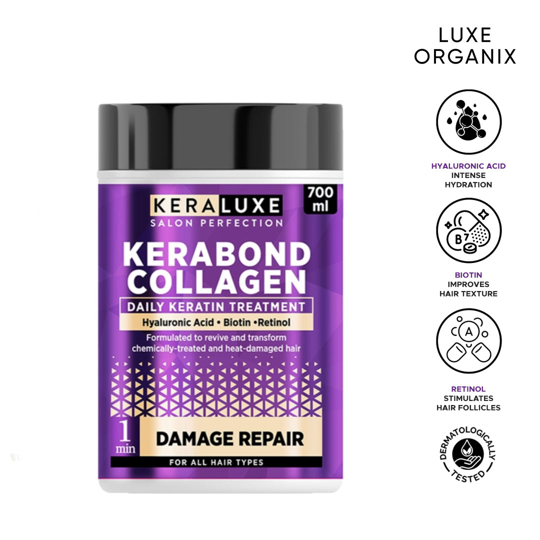 Kera Luxe KeraBond Collagen Daily Keratin Treatment 700ml | LOBeauty ...