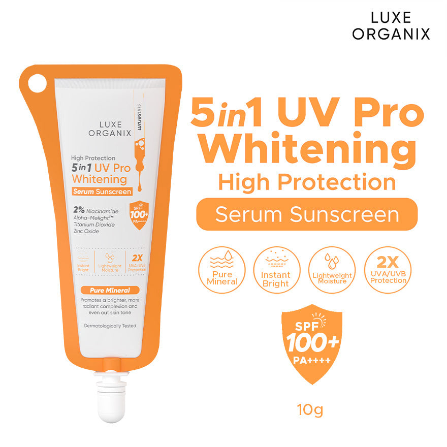 Luxe Organix 5in1 UV Pro Whitening Serum Sunscreen SPF47 PA ...