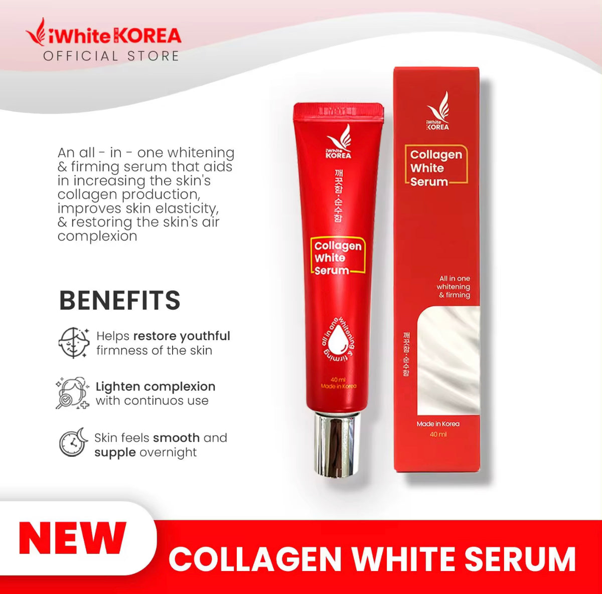 iWhite Korea Collagen White Serum 40ml | LOBeauty | Shop Filipino ...