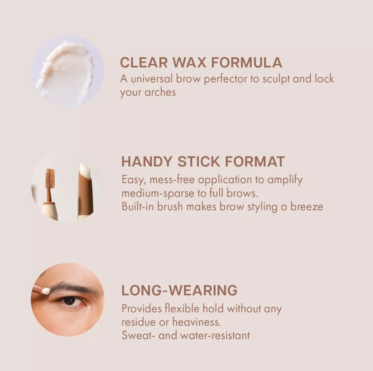 blk cosmetics Universal Brow Lock Sculpting Wax | LOBeauty | Shop ...