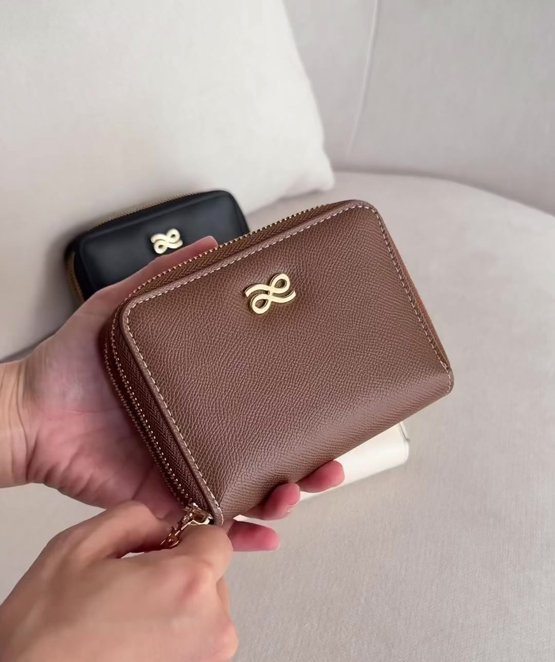 Double Zip Wallet Gold PU | LOBeauty | Shop Filipino Beauty Brands in ...