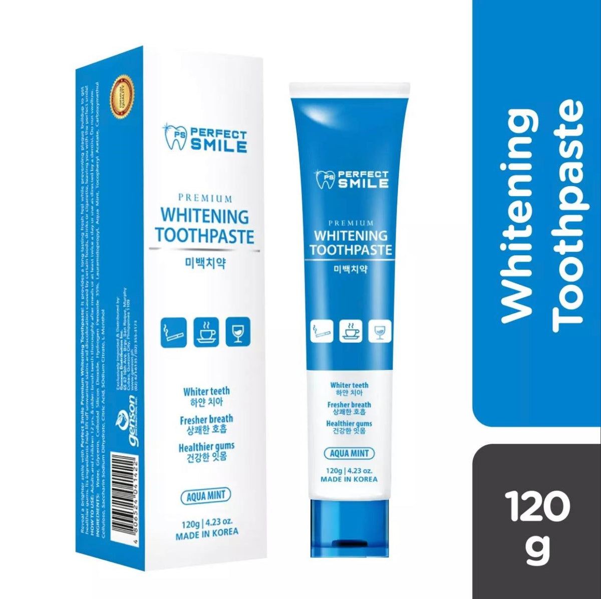 Perfect Smile Premium Whitening Toothpaste Aqua Mint | LOBeauty | Shop ...